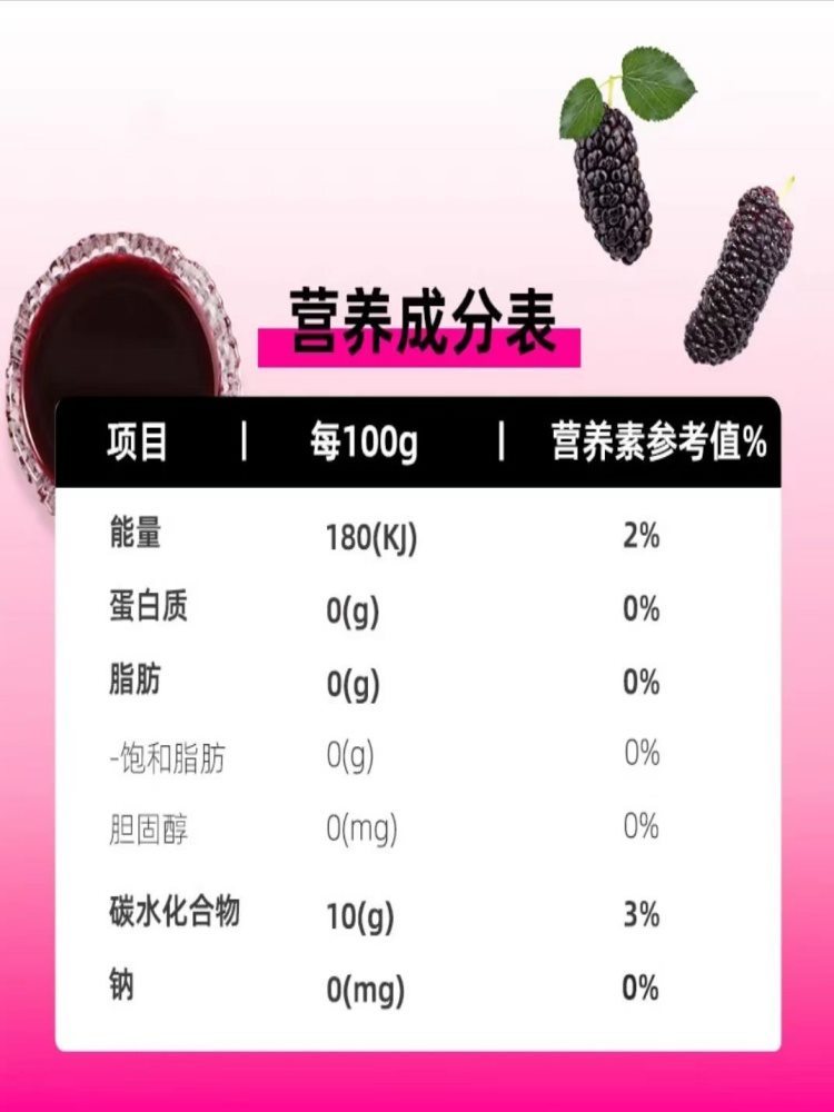 【黑桑葚汁 230ml*8瓶 NFC100% 纯桑椹鲜榨果汁 花青素】-惠买-正品拼团上惠买